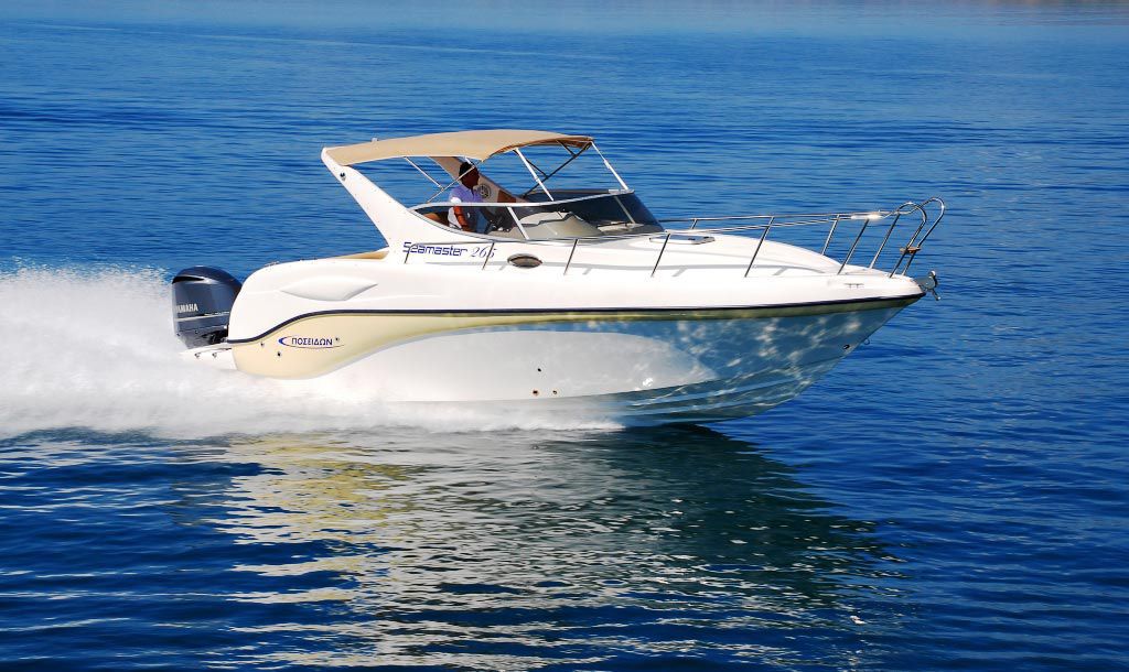 Outboard cabin cruiser - SEAMASTER 7.95 - Biskinis Bros S.A. - open / 8 ...