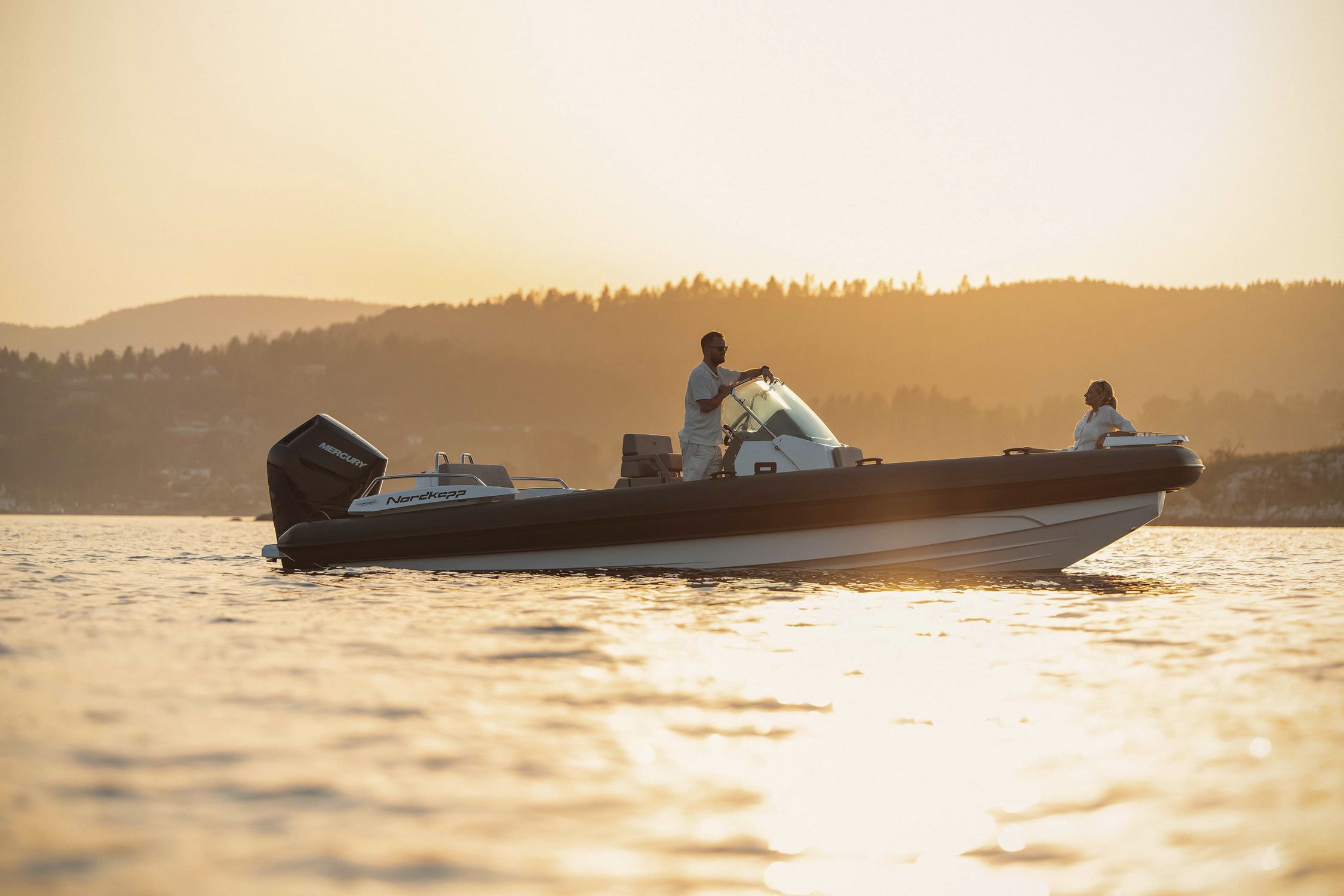 Outboard inflatable boat - Airborne 8 - Nordkapp Boats - rigid / open ...