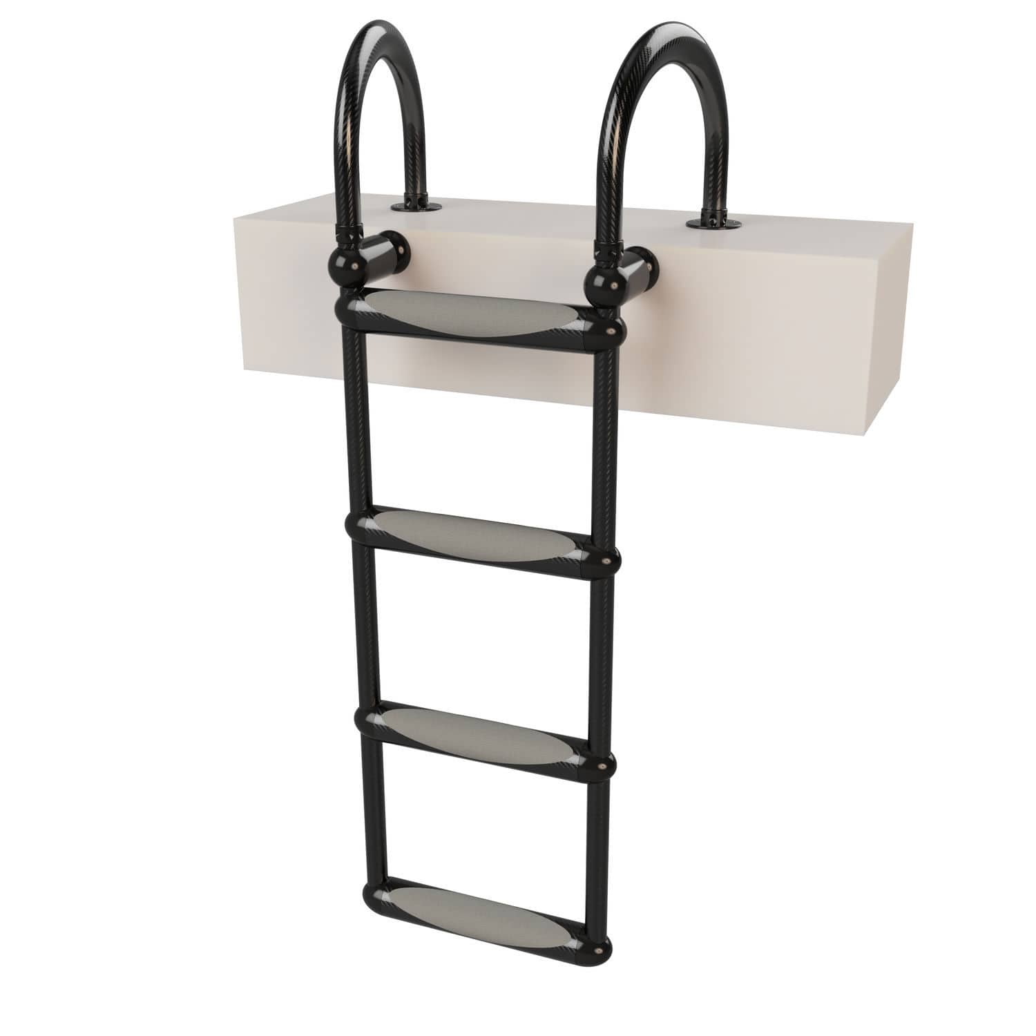 Boat ladder - MIRO - Exit Carbon - for yachts / folding / fixed