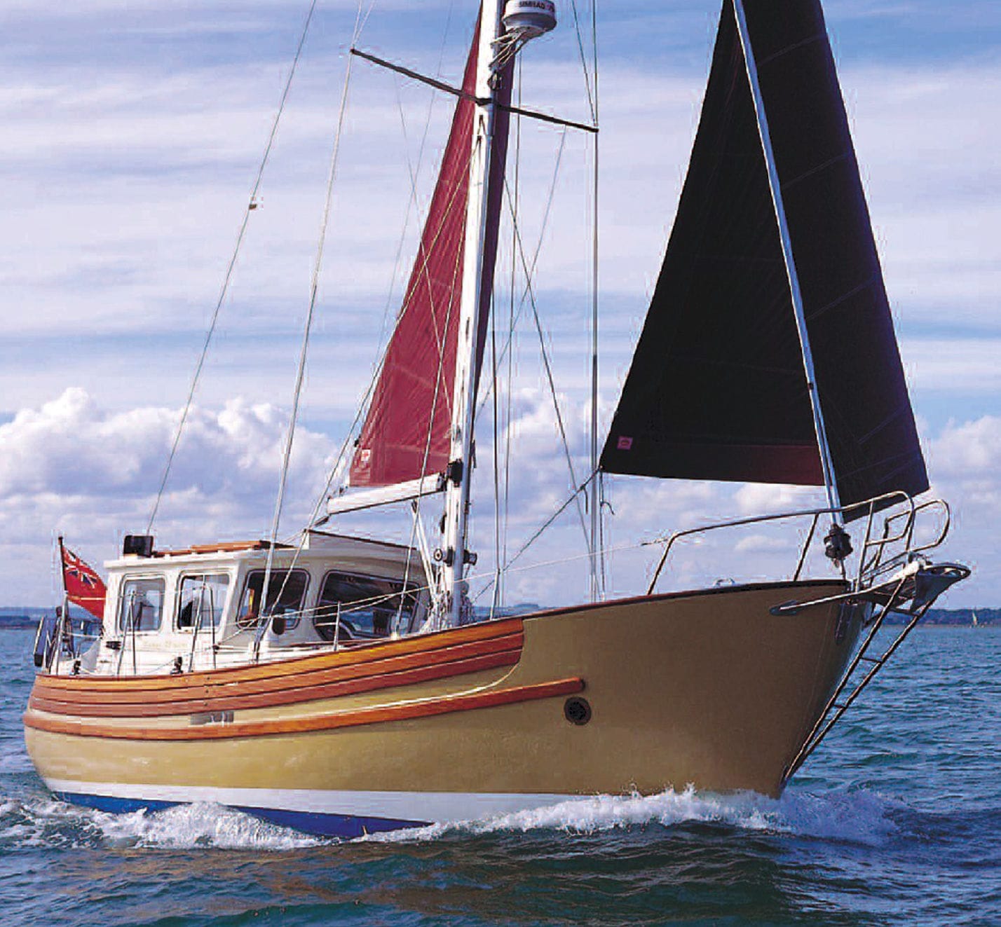 Cruising sailboat - FISHER 34 - Neil Marine (Pvt) Ltd - with bowsprit