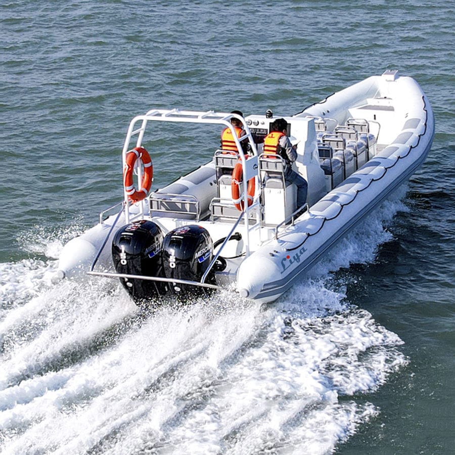 Outboard open boat - Alu LY90-LY100 - Qingdao Lian Ya Boat Co.,Ltd ...