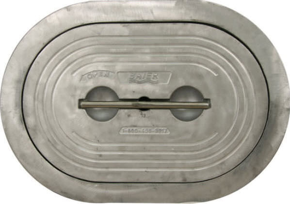 Ship deck hatch - BFHQTH15X24 - BAIER MARINE - rectangular / opening ...