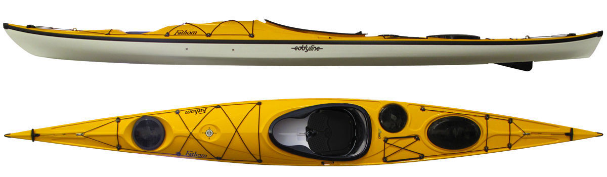 Rigid kayak - Fathom - Eddyline Kayaks - performance touring / sea / adult