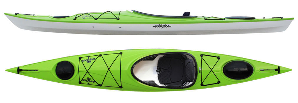 Rigid kayak - Equinox - Eddyline Kayaks - recreational / sea / adult
