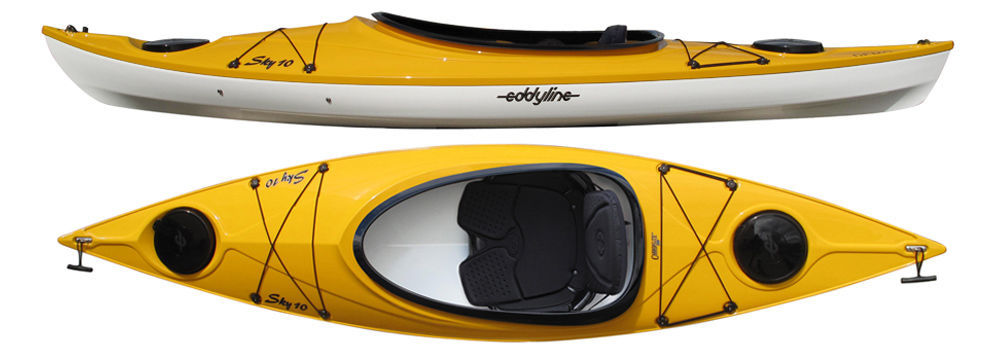 Rigid kayak - Sky 10 - Eddyline Kayaks - fishing / recreational / adult