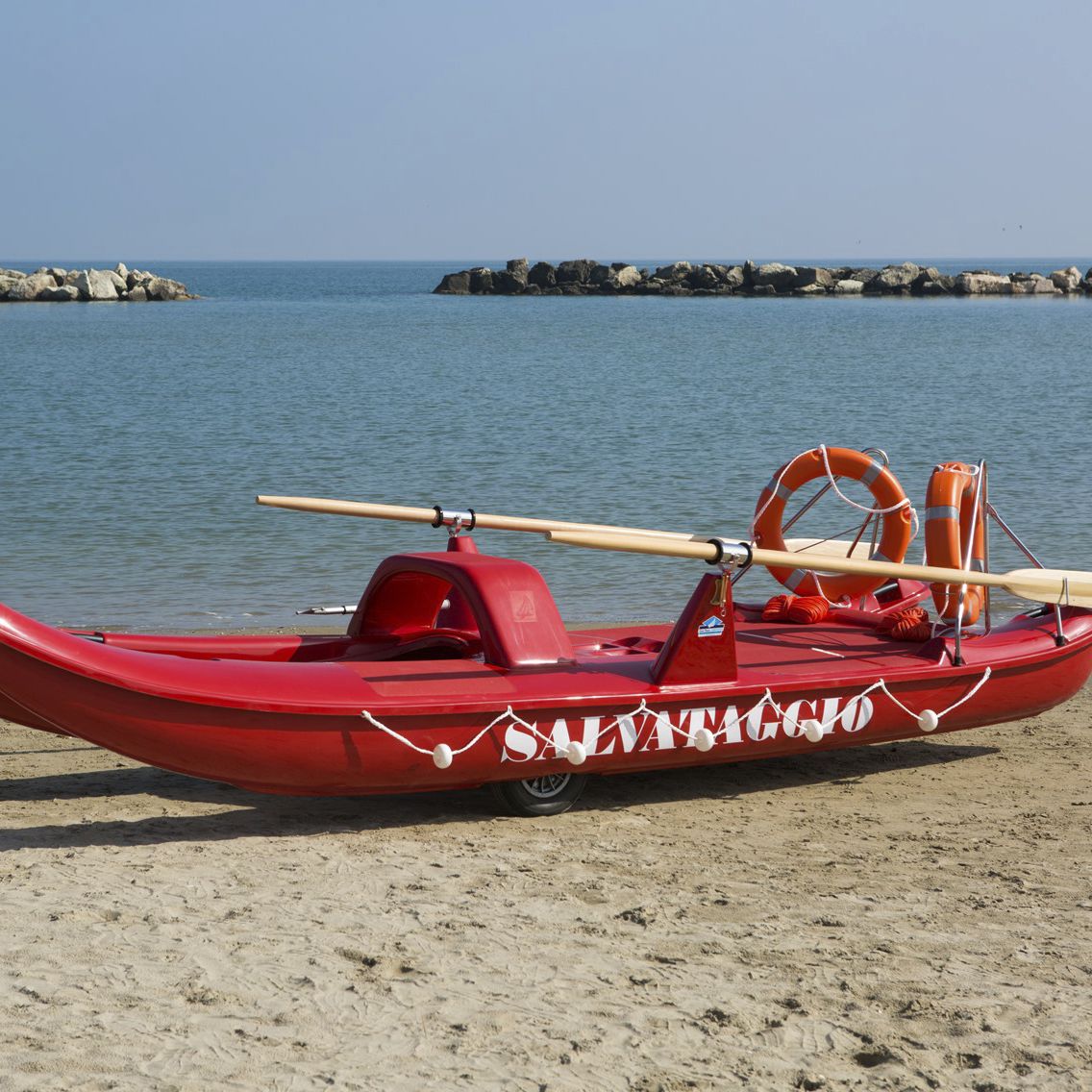 Rescue rowing catamaran - Nettuno - CNA Cantiere Nautico