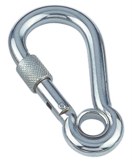 Snap shackle with screw lock - 8232 series - Marinetech Edelstahlhandel ...