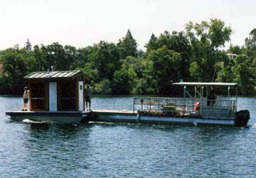 Floating restroom - Topper Industries