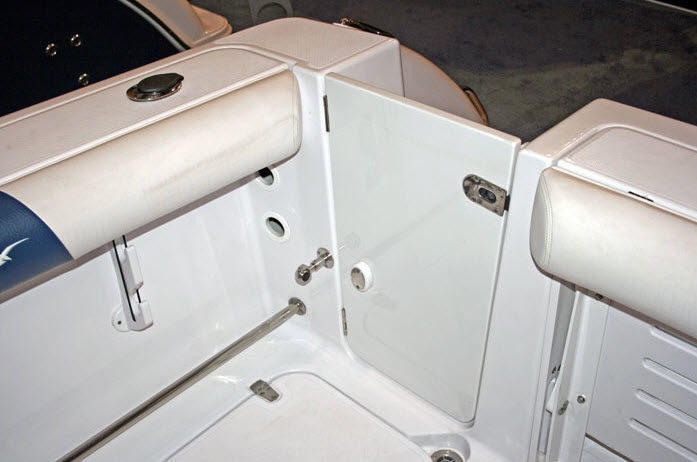 Boat transom gate - Teak Isle Mfg.