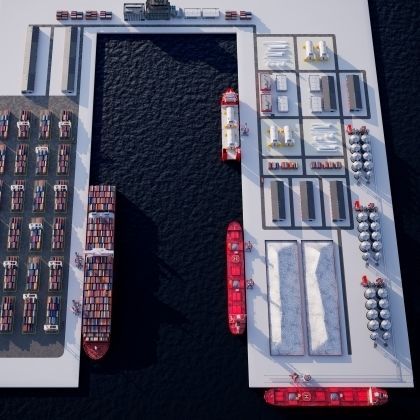 Port crane - Smart - Konecranes - mobile