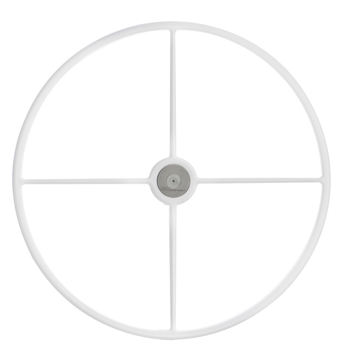 Sailboat helm wheel - 4-spoke - GS Composite - fiberglass / classic