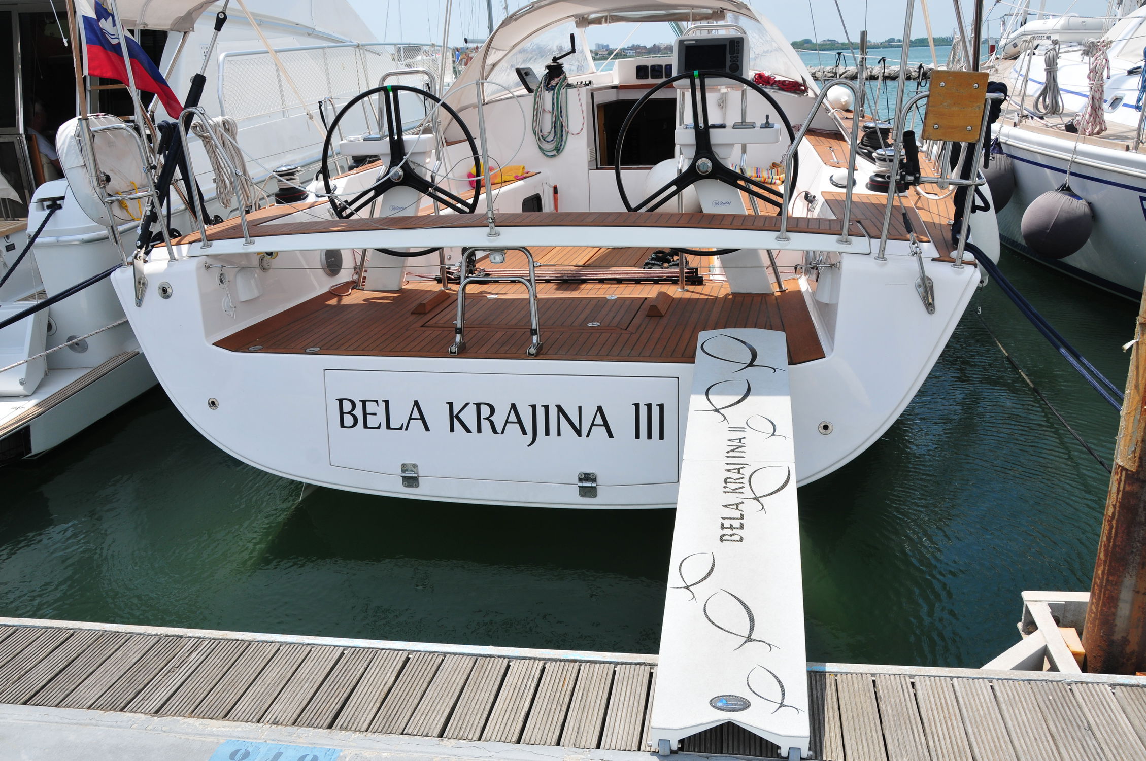 Boat gangway - Full Carbon - GS Composite - folding / manual / custom