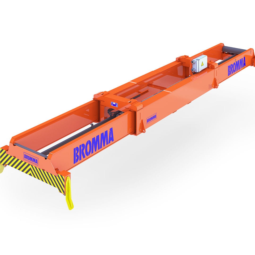 Container spreader - YSX45E PLUS - BROMMA - stacking crane / telescopic ...