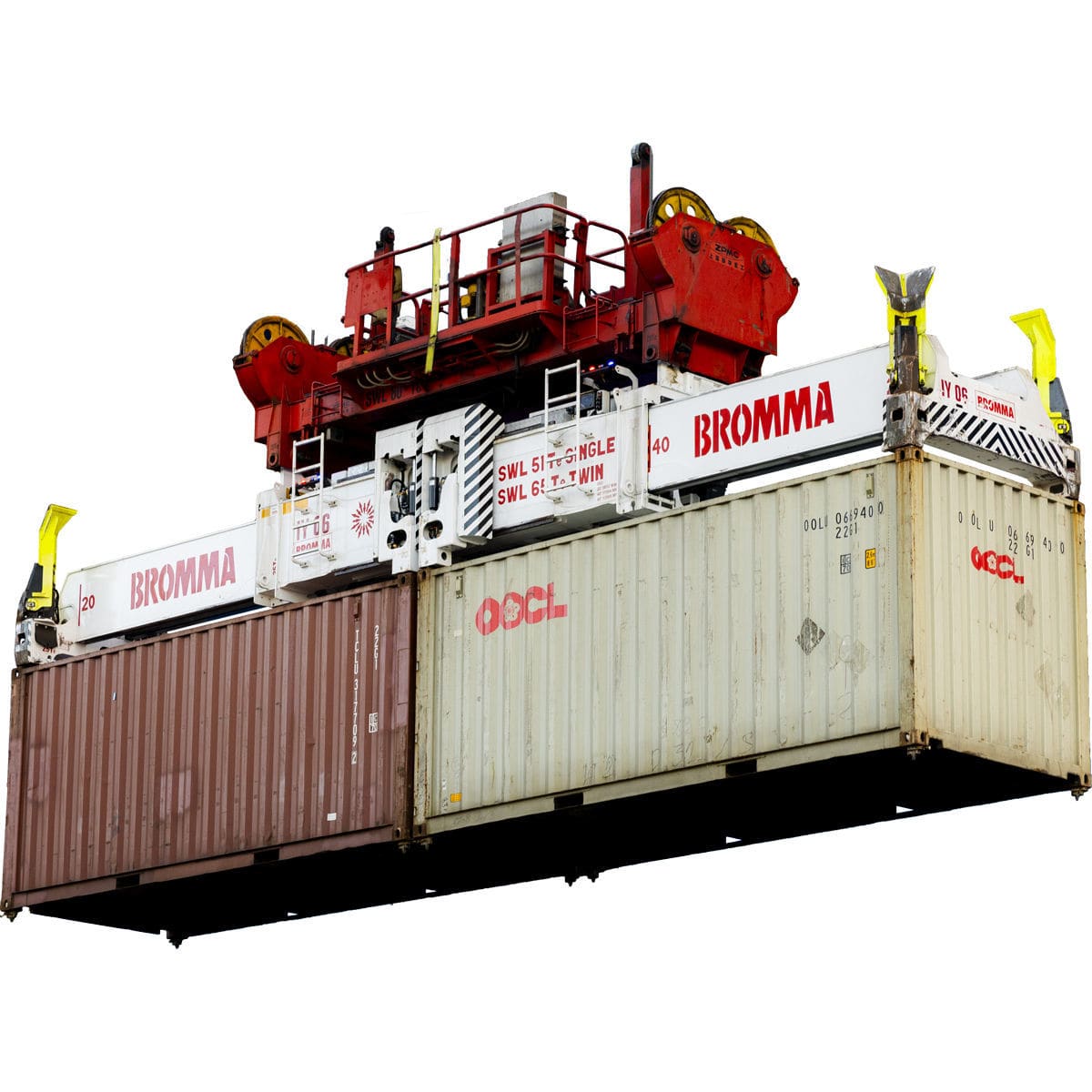 Container spreader - STS45E G2 PLUS - BROMMA - twin-lift type ...