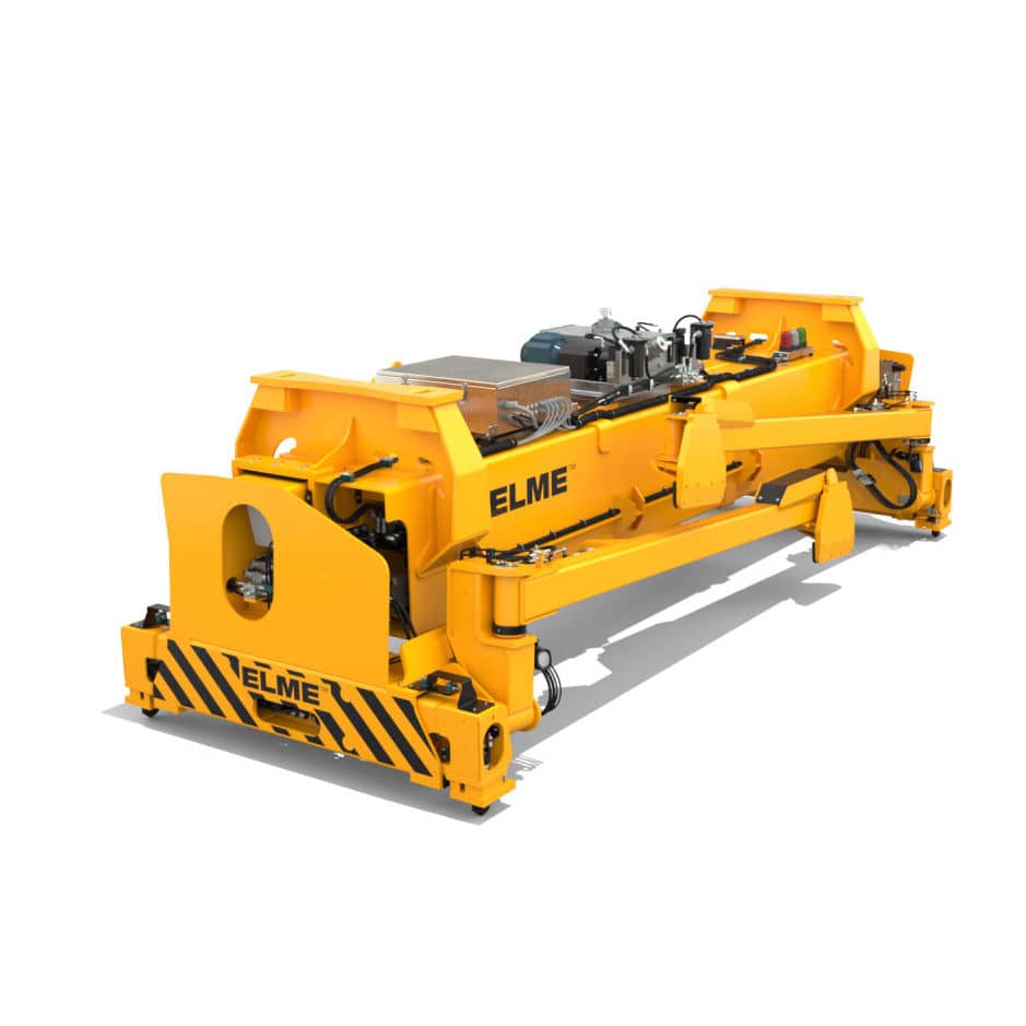 Loaded container spreader - 8610 NA WTP - ELME SPREADER - trailer ...