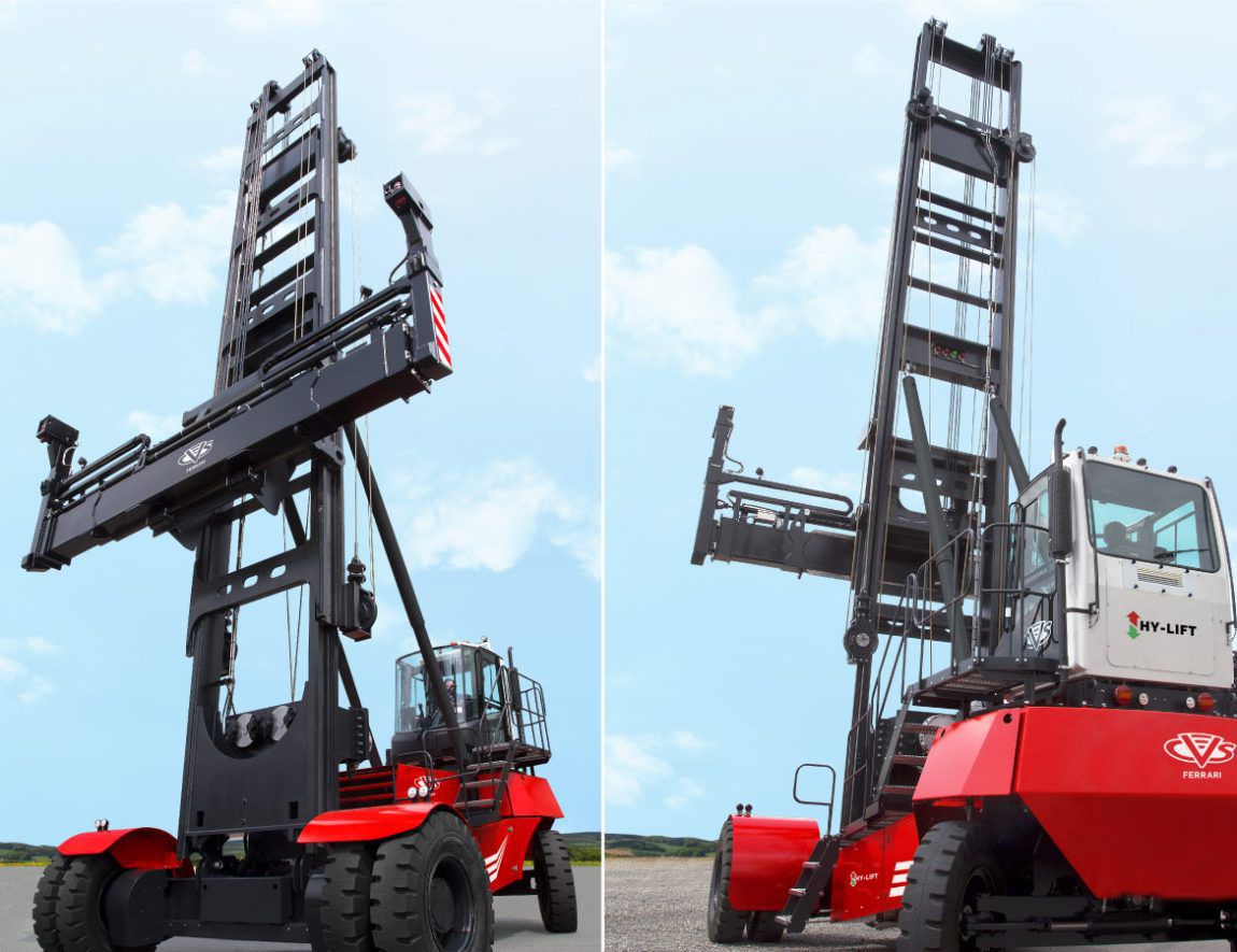 Empty container handler - HY0 series - CVS Ferrari - with side-lift ...