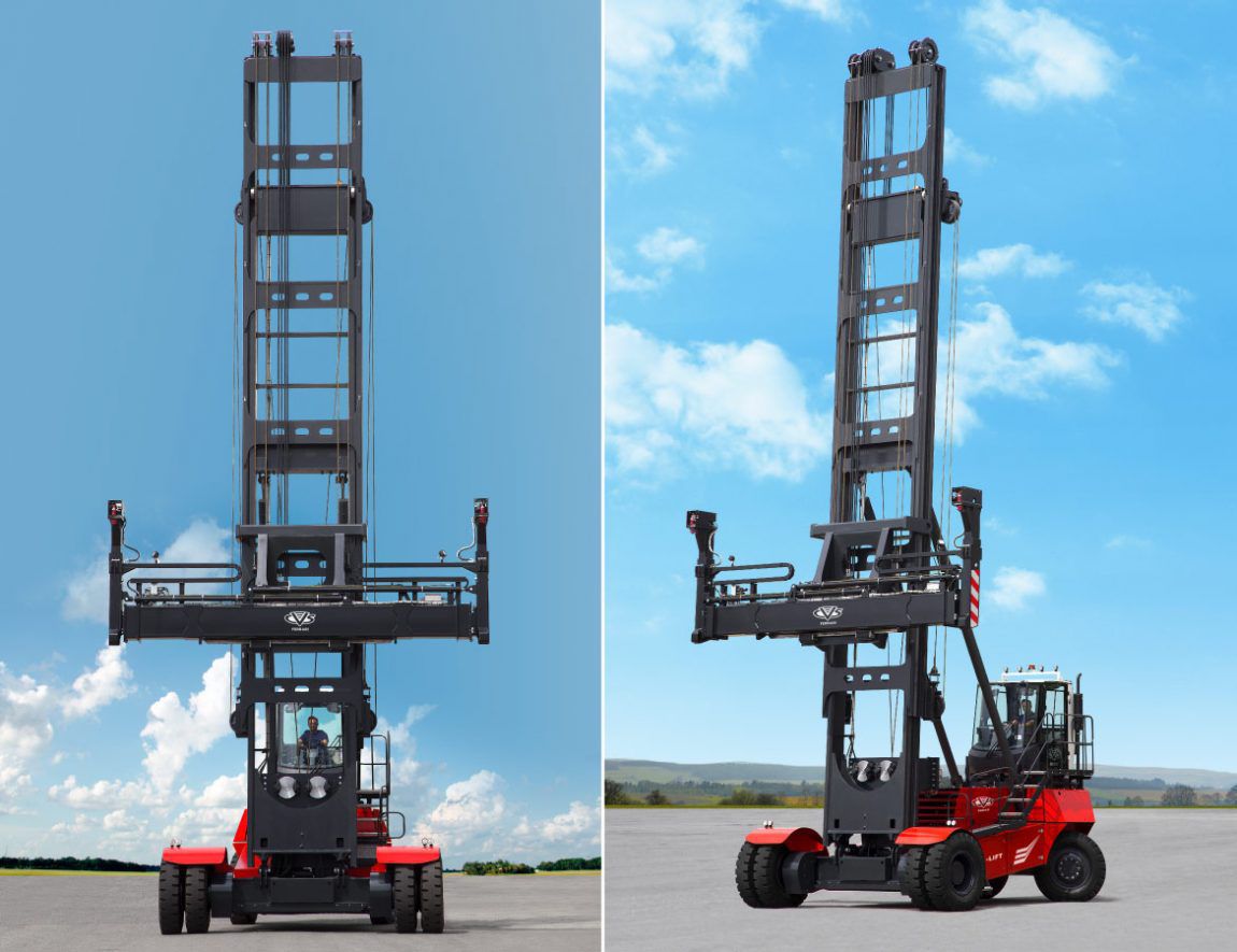 Empty container handler - HY0 series - CVS Ferrari - with side-lift ...