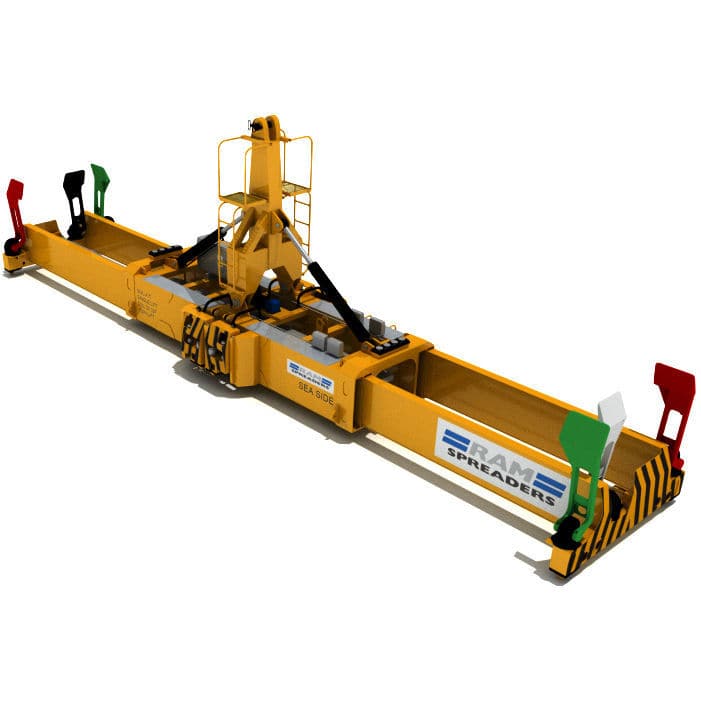 Container spreader - 2700 - RAM Spreaders - for mobile harbor cranes ...