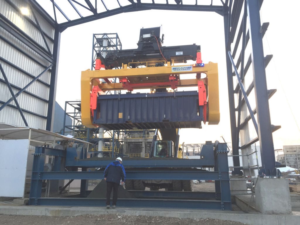 Intermodal spreader - RAM4141 - RAM Spreaders