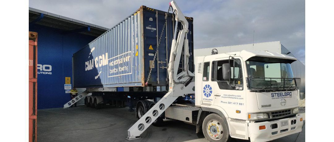 Container trailer - SB303 - Steelbro - for terminals / hydraulic / side ...