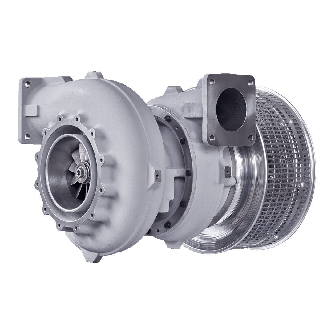 Auxiliary engine turbocharger - MXP - Accelleron - 4-stroke / medium ...