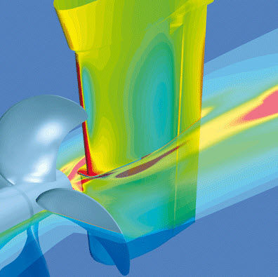 Ship rudder - Cross Over - Becker Marine Systems