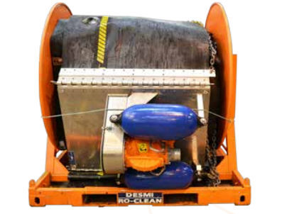 Pollution control boom - Desmi - inflatable / sheltered waters / pneumatic