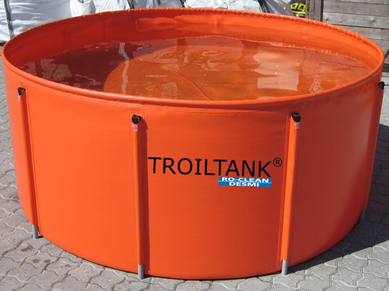 Hydrocarbon tank / temporary storage / with frame / portable ...