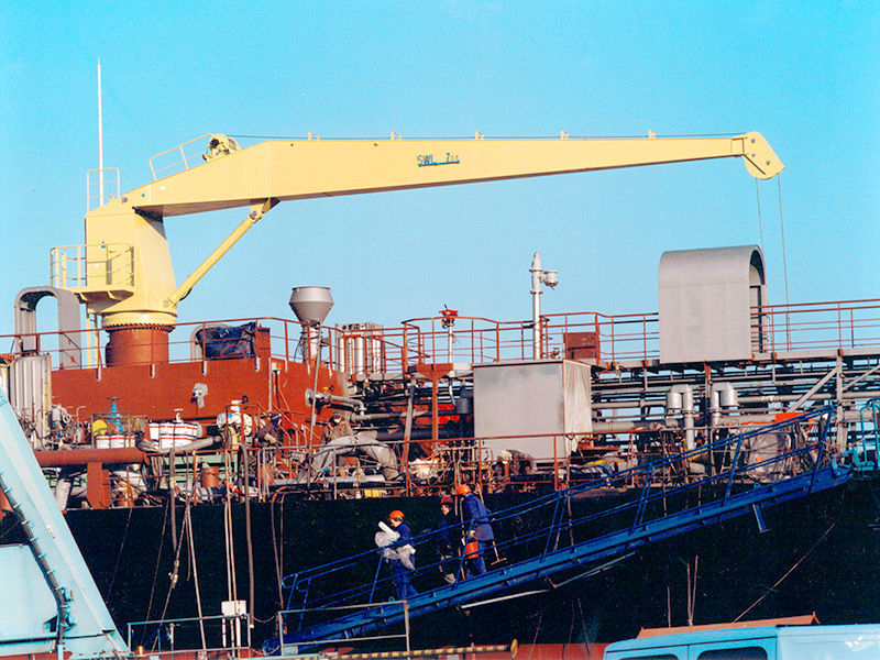 Ship crane - C-SH - d-i davit international-hische GmbH - luffing jib ...