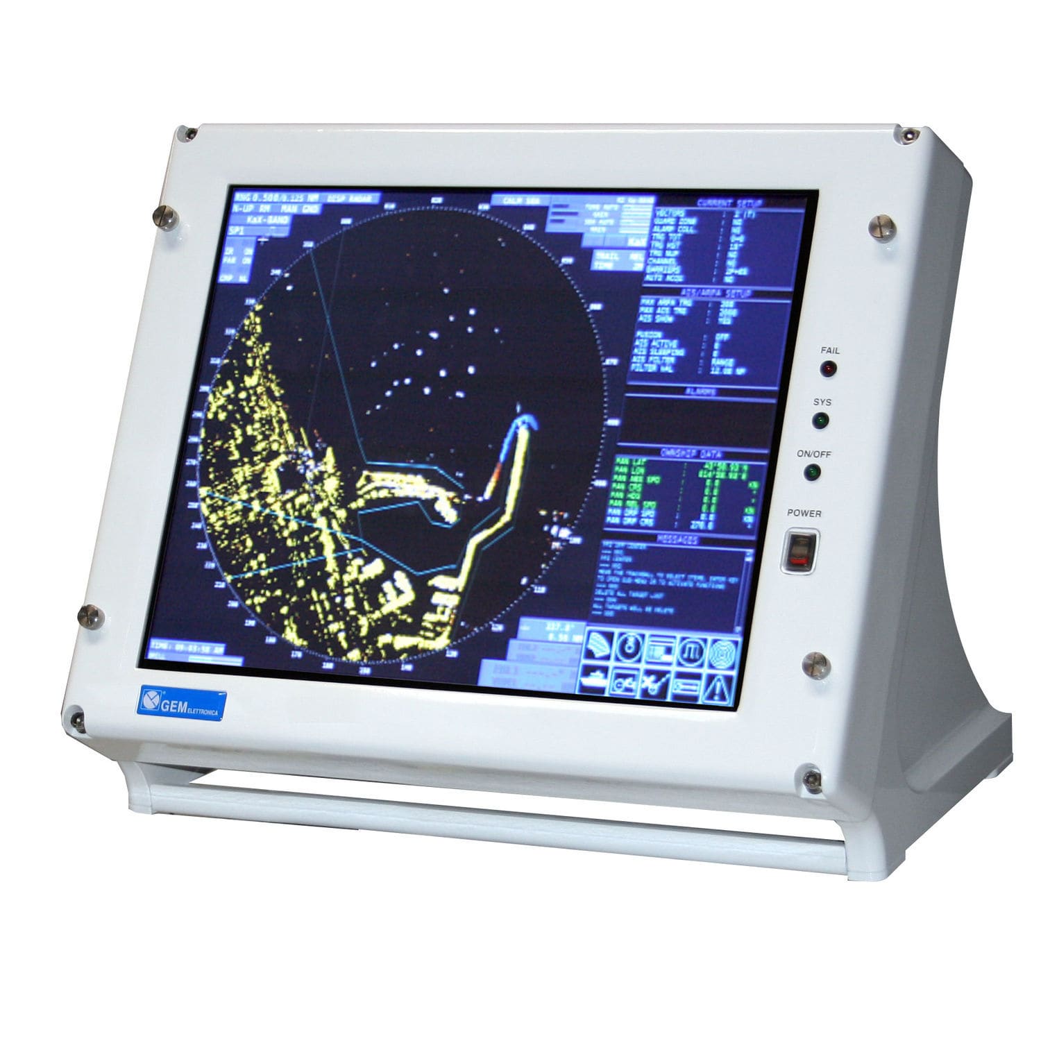 Ship display - 19 - GEM Elettronica - multi-function / TFT / radar