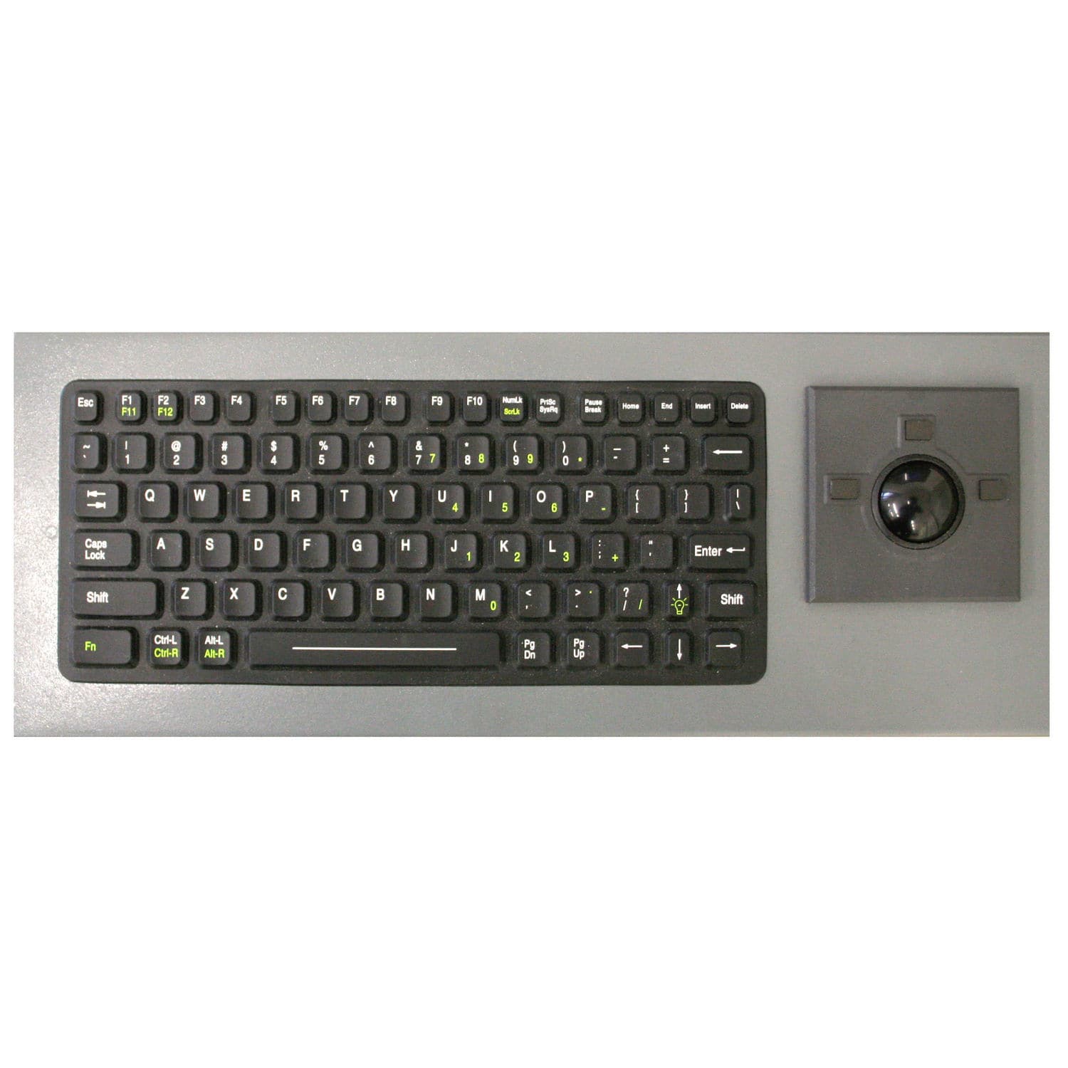 Ship keyboard - QWERTY - GEM Elettronica - with trackball