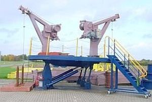 Ship davit - GPS.O - GLOBAL DAVIT - MOB boat / gravity