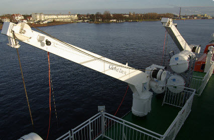 Ship davit - LMS.S - GLOBAL DAVIT - life raft / manual