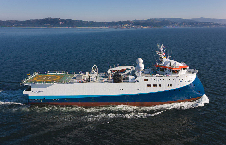 Seismic research ship - WG VESPUCCI - Hijos de J. Barreras