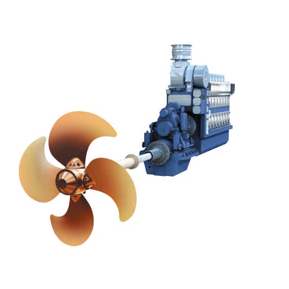 Ship propulsion system - HiMSEN - HYUNDAI HEAVY INDUSTRIES