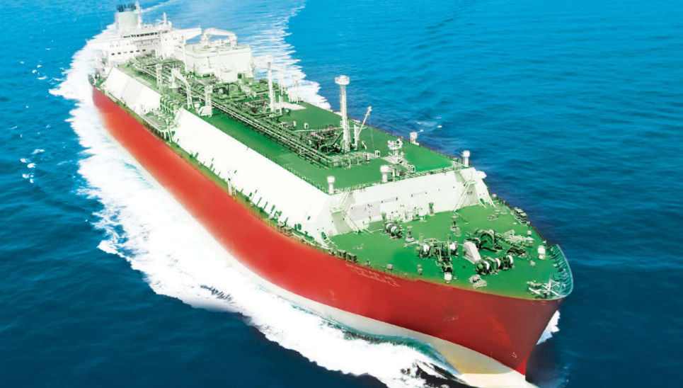 LNG carrier cargo ship - HYUNDAI HEAVY INDUSTRIES