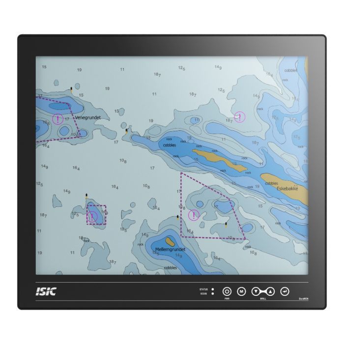 Marine display - DuraMON G-Line - ISIC - multi-function / 19" / touch ...