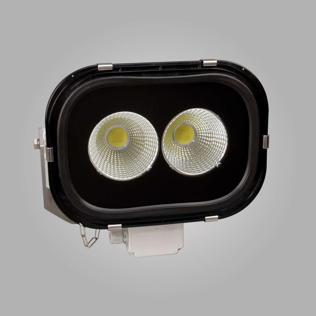 Deck floodlight - ST76M - LightPartner Lichtsysteme - for ships / LED