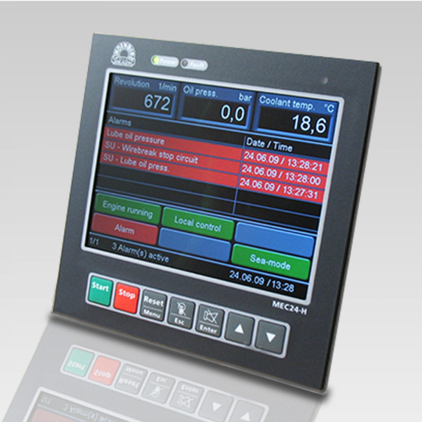 Boat control panel - MEC 24 - Lindenberg-Anlagen - motor