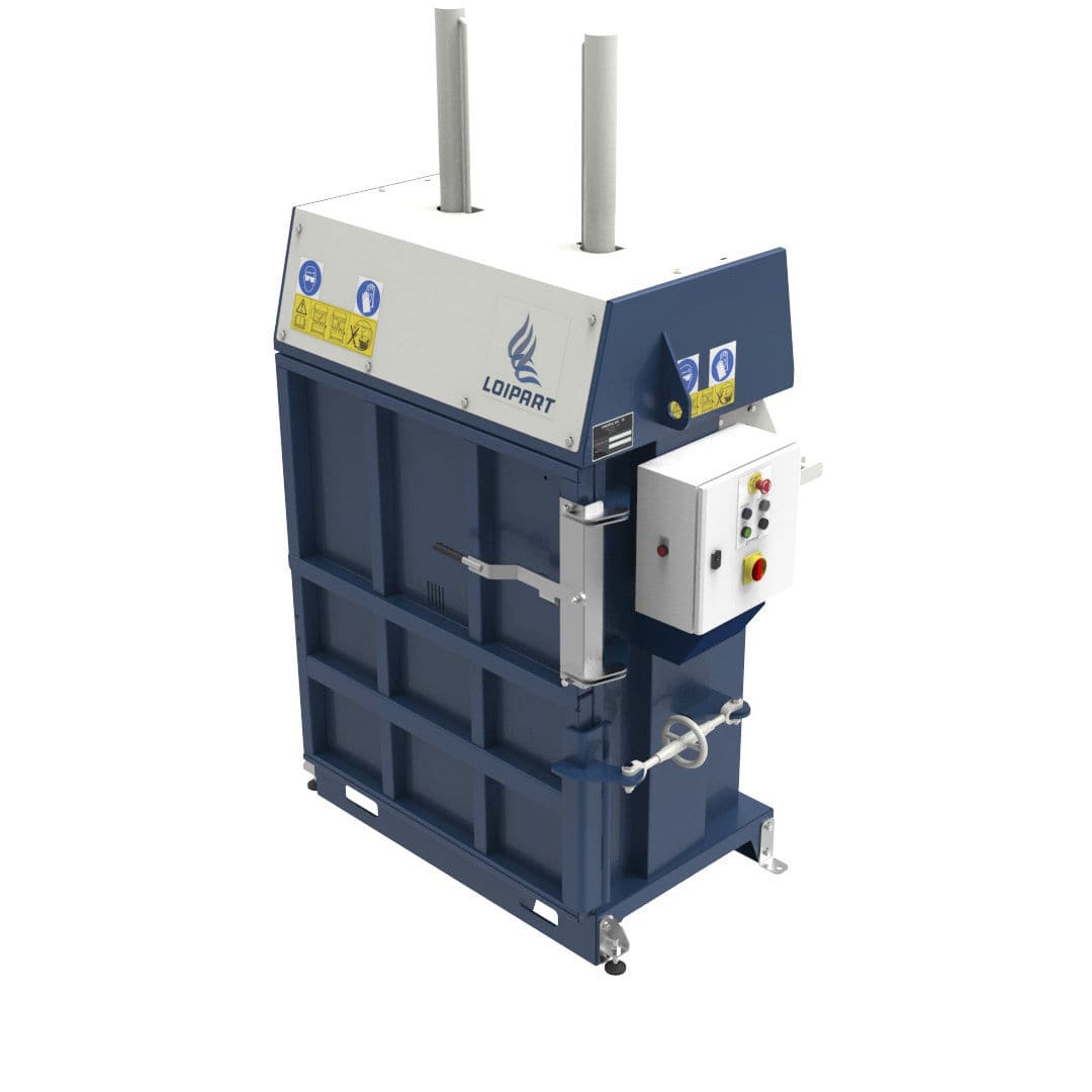 Cardboard waste compactor - LB150 - Loipart AB - plastic / paper / for ...