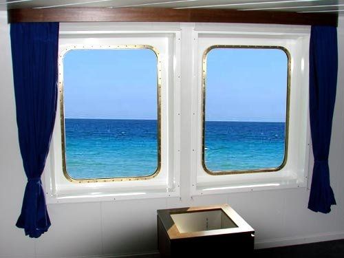 Ship window - NOW - LUBMOR - fixed / rectangular