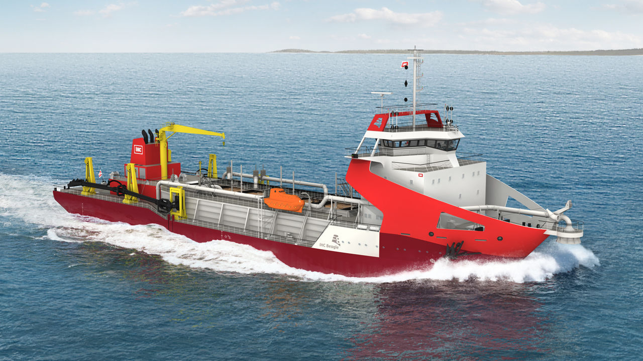 Trailing suction hopper dredger special vessel - Beagle® - Royal IHC