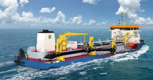 Trailing suction hopper dredger special vessel - GHASHA - Royal IHC
