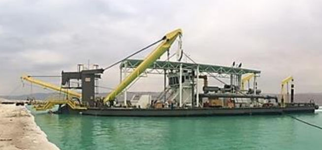 Cutter-suction dredge special vessel - ALYARMOUK - Royal IHC - catamaran