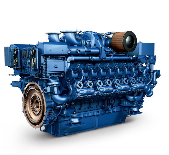 Inboard motor - Series 4000 M05-N - MTU - propulsion / gas / commercial