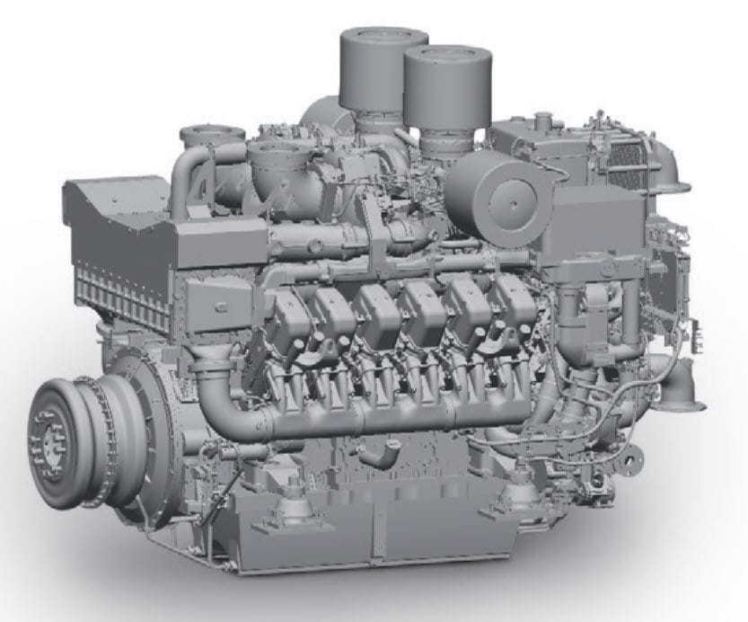 Inboard motor - Series 4000 M93/M93L - MTU - propulsion / diesel / boating