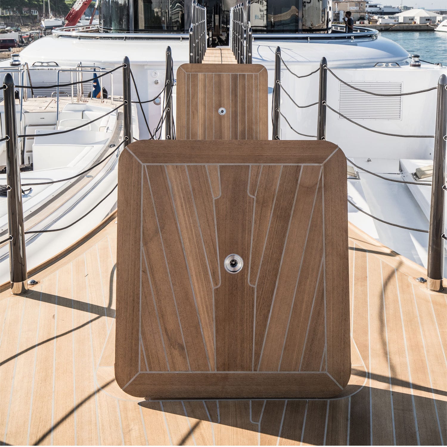 Yacht deck hatch - Tecnimpianti SPA - special / opening