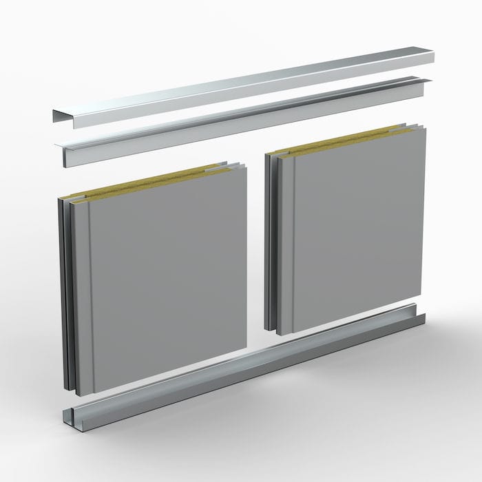 Ship partition wall sandwich panel - C-600 - NORAC - soundproofing / foam