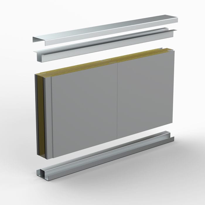 Ship partition wall sandwich panel - CSG-600 / 70 - NORAC ...