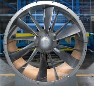 Ship blower - ZERAX - Novenco - engine room / axial